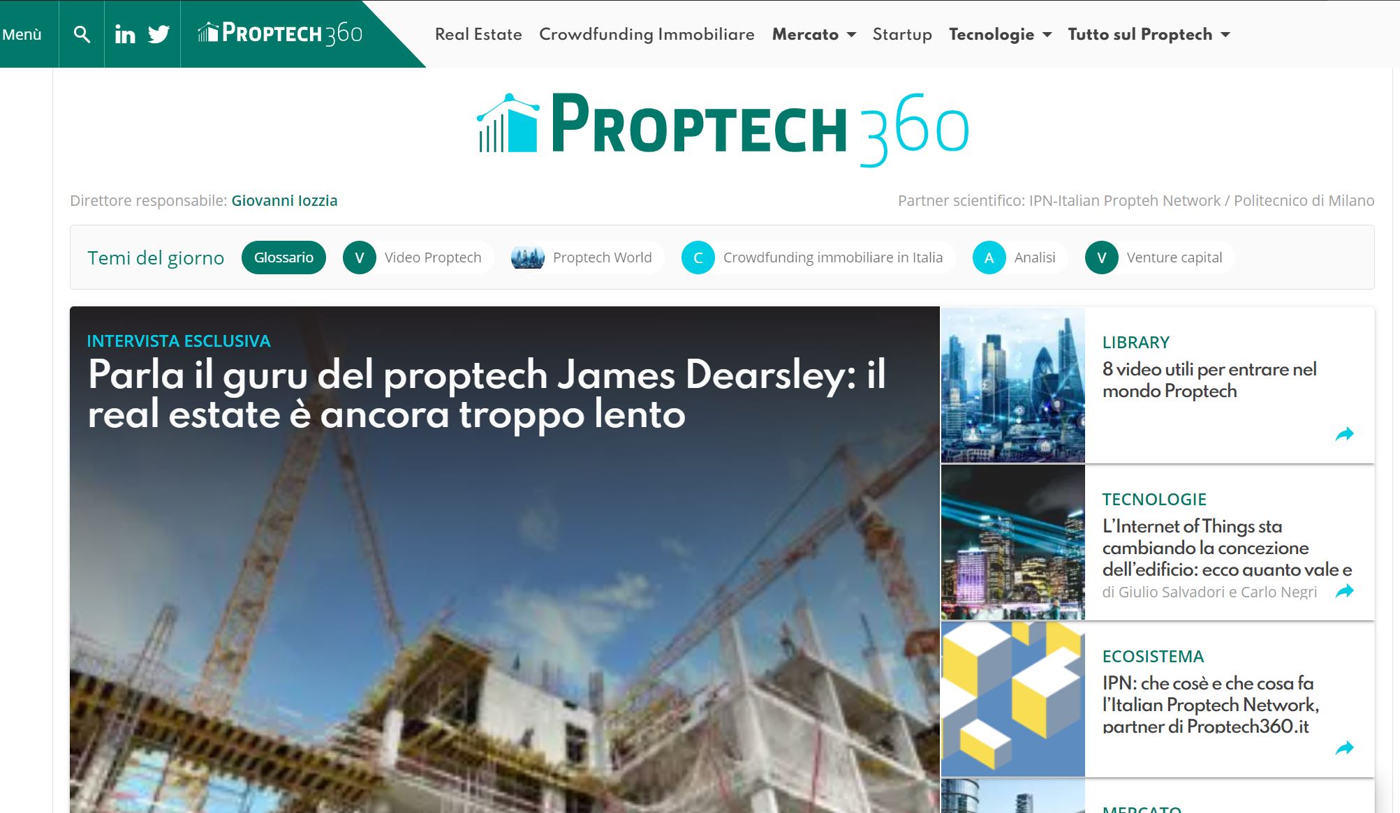 Un portale per supportare la trasformazione digitale del Real Estate ...